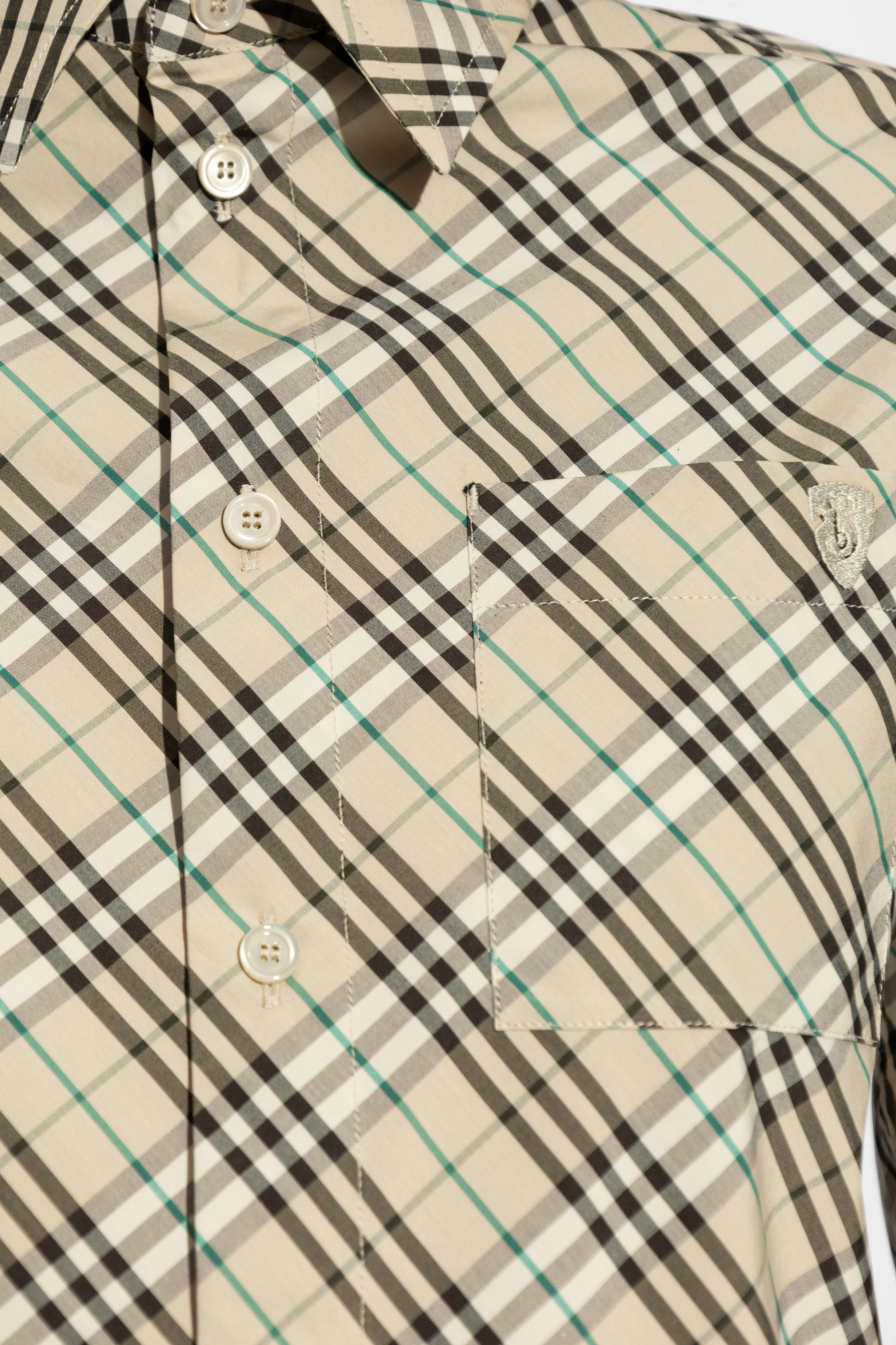 Grey Checkered Shirt Burberry - Vitkac Italy Grey Checkered Shirt Burberry - Vitkac Italy